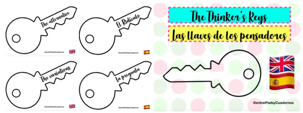 Las llaves de los Pensadores en 🇪🇸 y 🇬🇧 – Entre iPads y Cuadernos